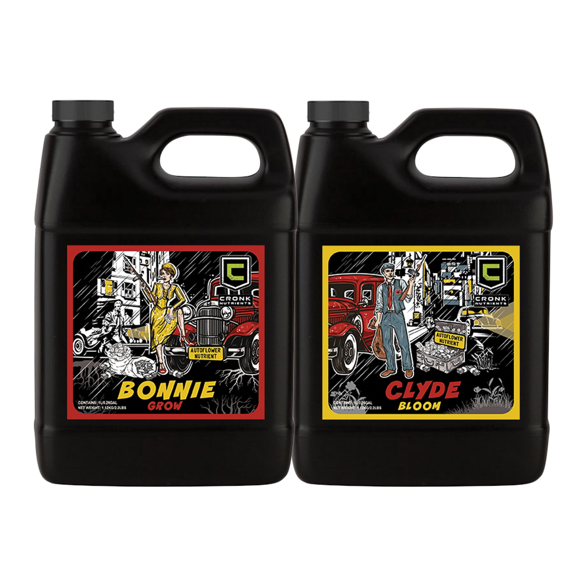 Autoflower Nutrients - Bonnie & Clyde | Cronk Nutrients